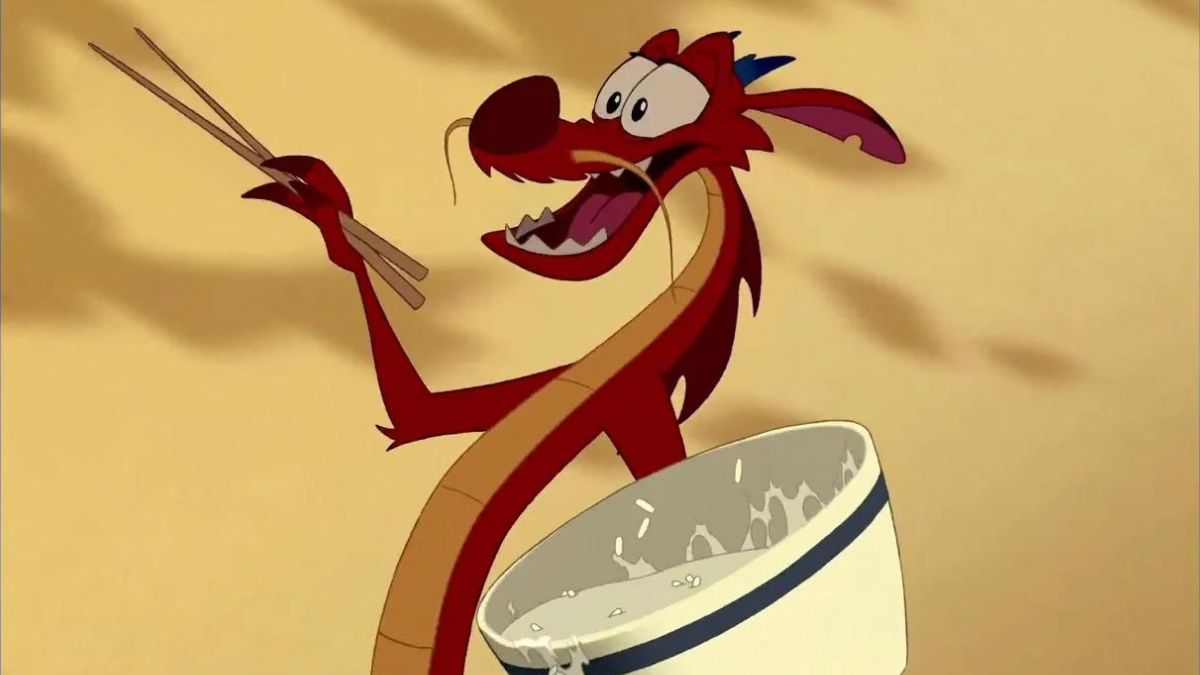 Paso a paso del tazón de desayuno de Mushu de Mulán