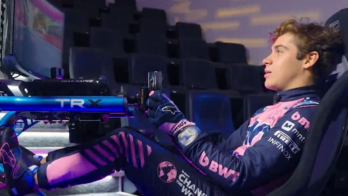 Colapinto mostró cómo es el GP de Mónaco a través de su simulador de ...