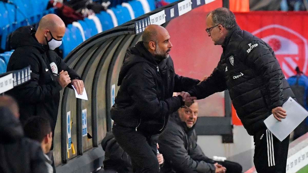 Bielsa y Guardiola cruzaron elogios antes de enfrentarse