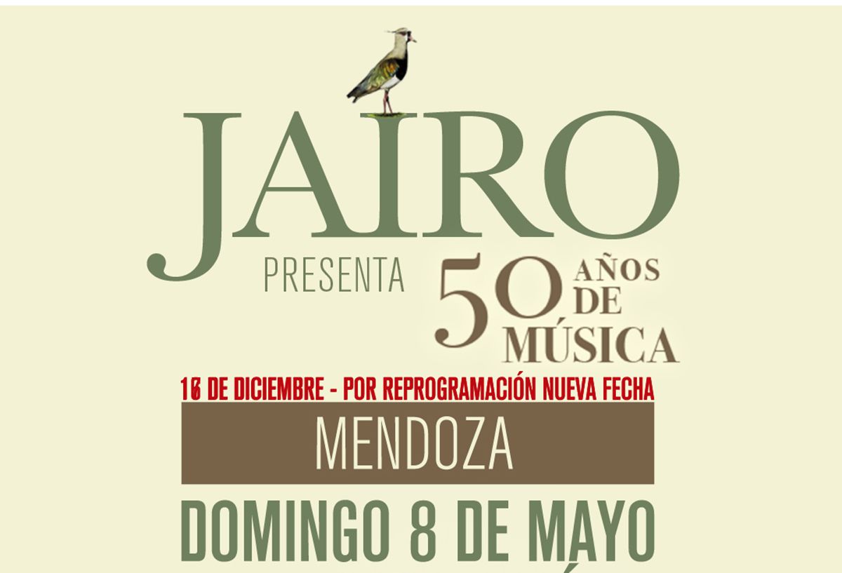 Jairo presenta 50 años de música su nuevo disco en el Arena Maipú el 8 ...