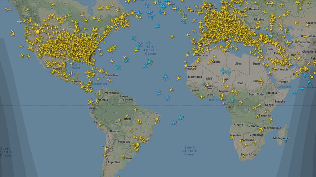 Vuelos aéreos: cómo ver el tráfico en vivo de los aviones