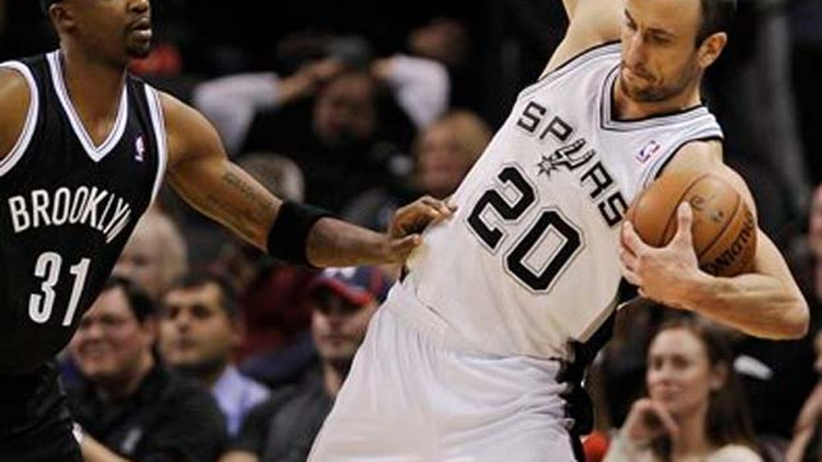 Manu Ginóbili fue clave en otro triunfo de los Spurs