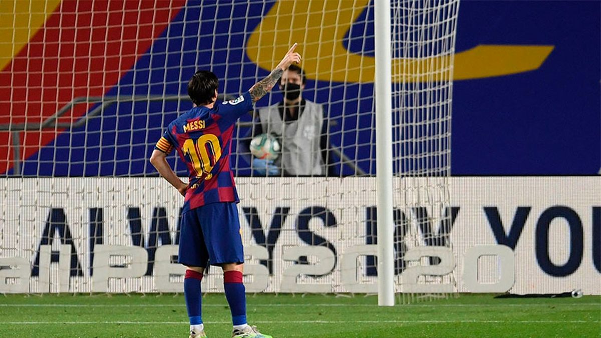 El nuevo festejo de Messi tiene una explicación oficial