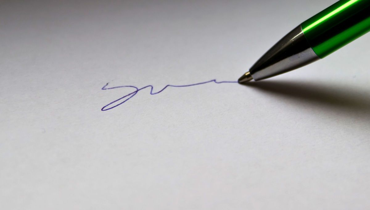 Qué significa si una persona firma con garabatos
