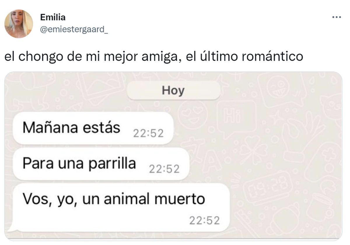 El último romántico: invitó a comer a su pareja de la forma más ...
