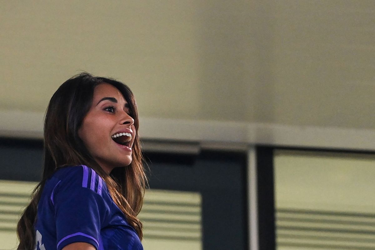 Messi dedicó su gol a Antonela Roccuzzo y sus hijos