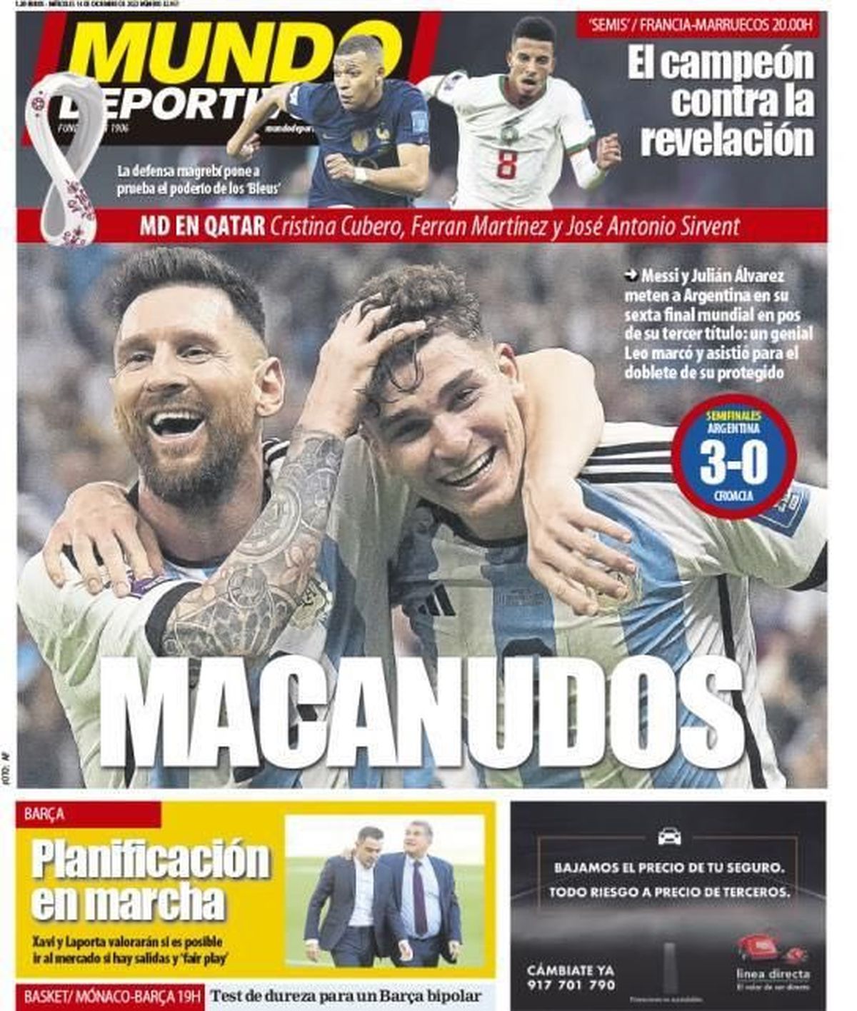 Lionel Messi y la Selección argentina en la prensa mundial