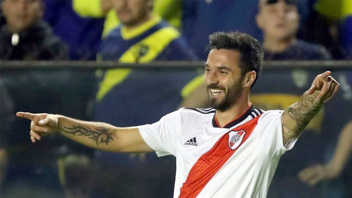 La inédita foto de Scocco como hincha de River