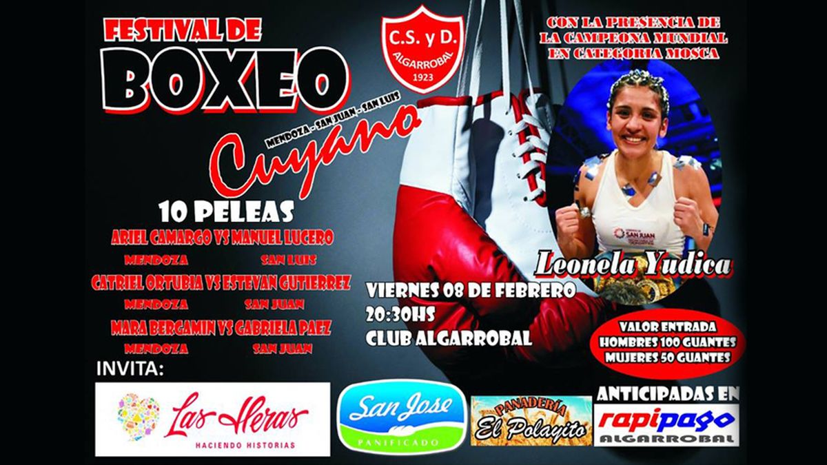 Una linda noche de boxeo amateur en El Algarrobal