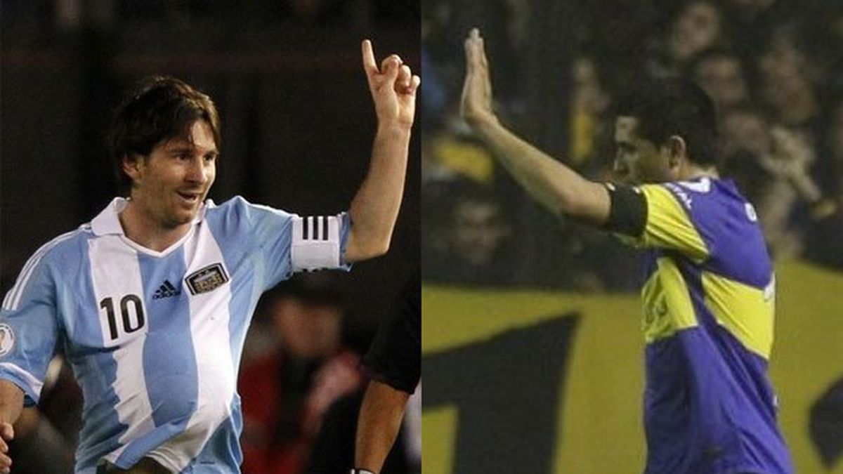 El cumpleaños de dos cracks: Messi y Riquelme