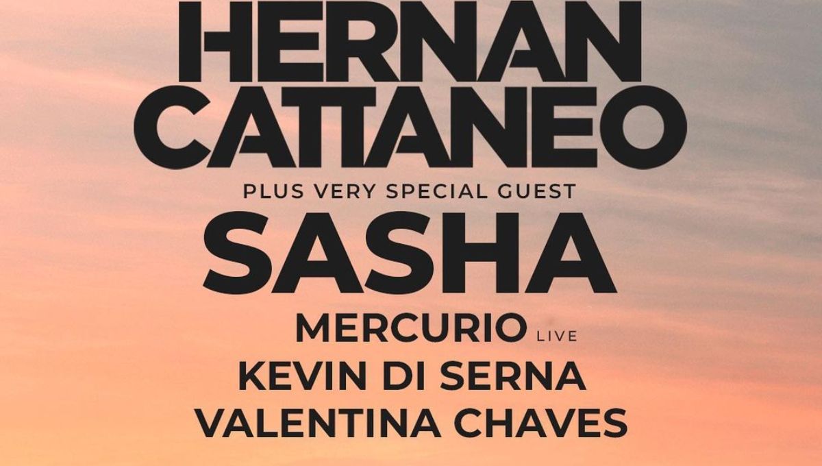 Los artistas que acompañarán a Hernan Cattaneo en Mendoza