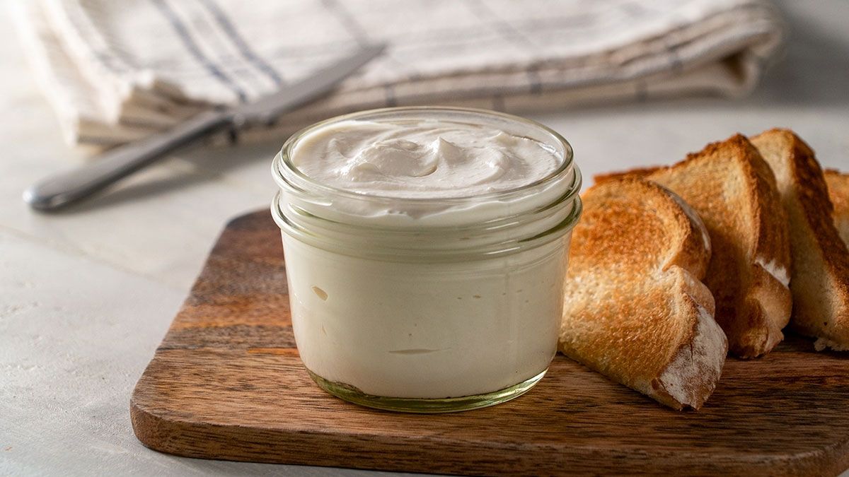 Receta de queso crema untable casero con muy pocos ingredientes
