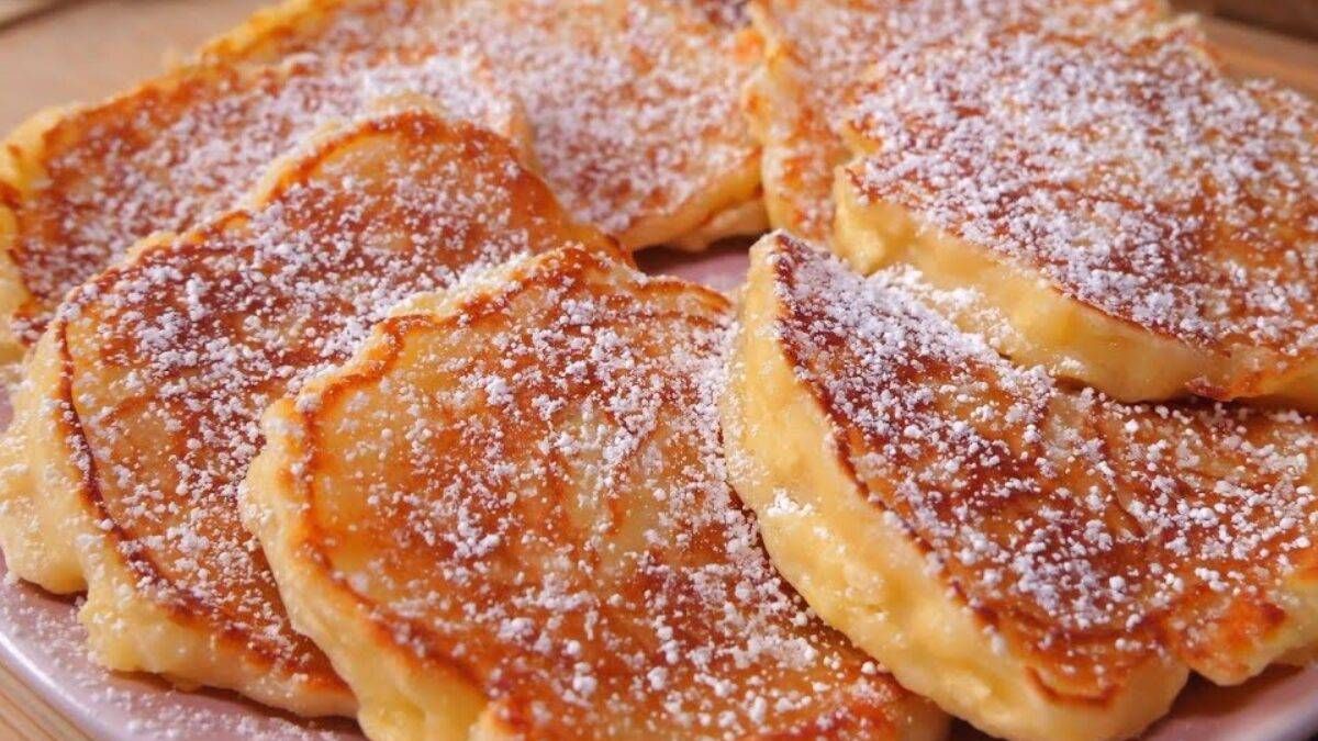 Panqueques de manzanas, la receta fácil para el desayuno en 5 minutos