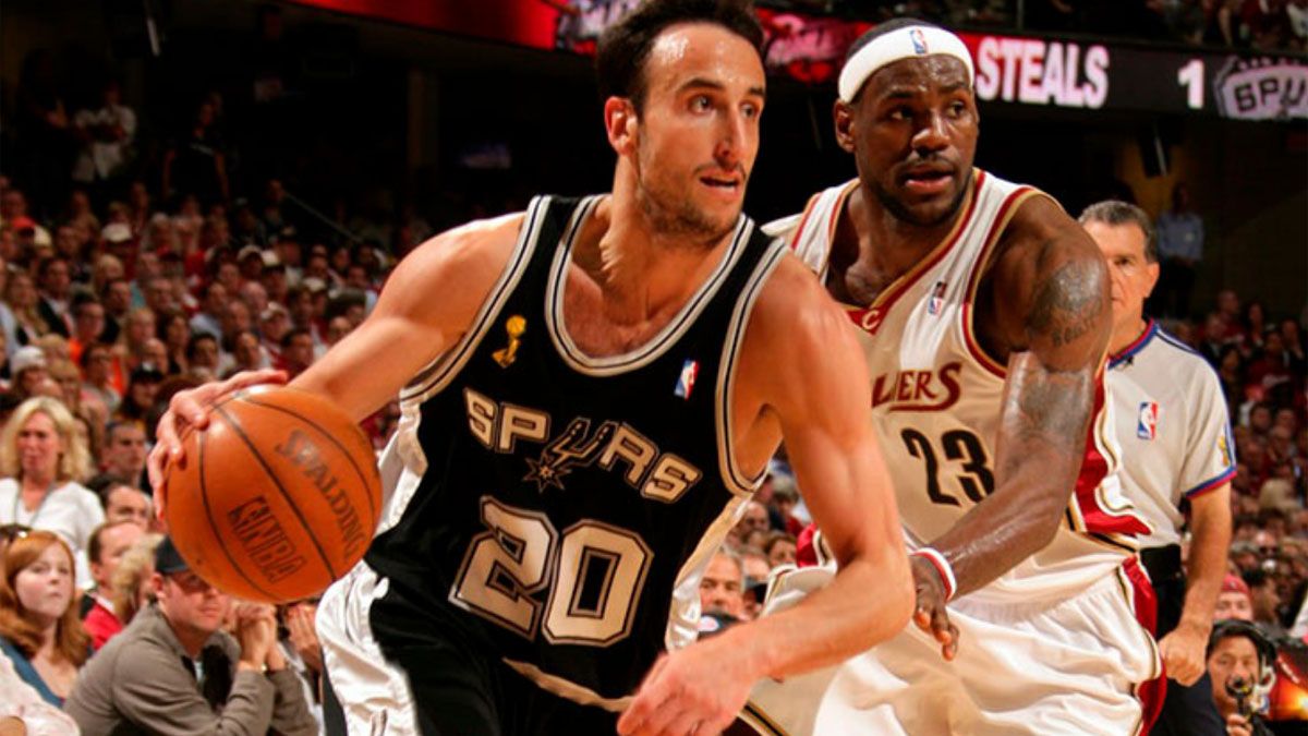 Ginóbili, el mejor extranjero de la historia de la NBA, según LeBron James