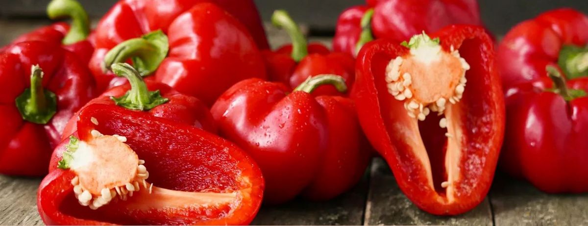 Beneficio de comer pimiento morrón, poderosa fuente de vitamina C