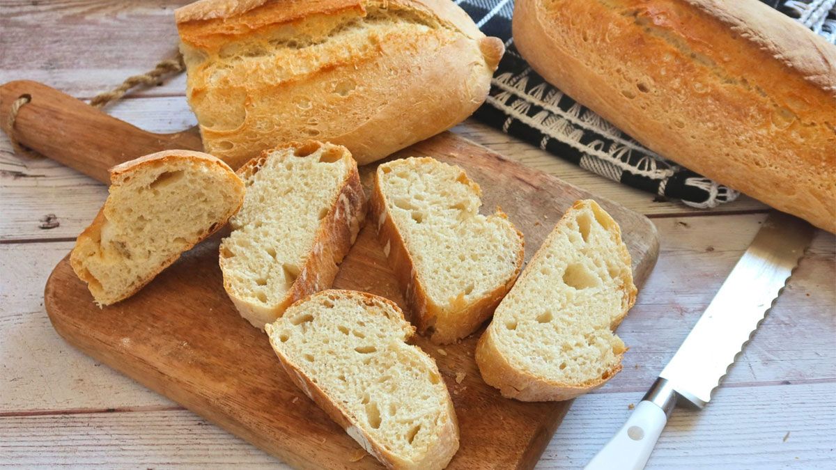 Fácil y rápida receta de PAN CASERO con levadura