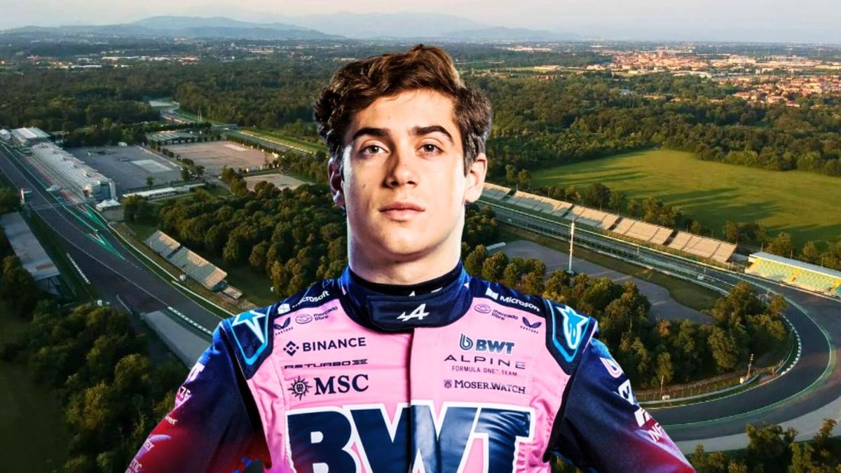 Franco Colapinto fue el encargado de mostrar el circuito del Gran Premio de Monza en el ...