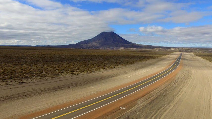 Así luce el nuevo tramo asfaltado de la ruta 40