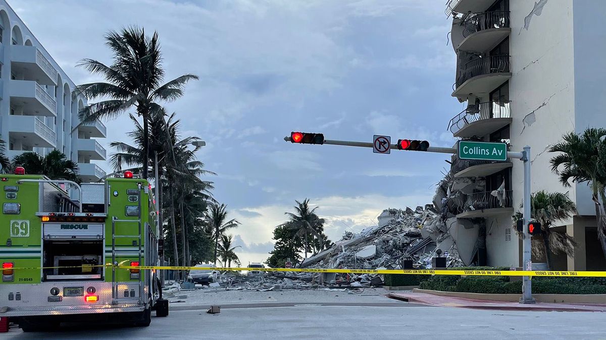 Derrumbe en Miami: fotos y videos del edificio que se desplomó