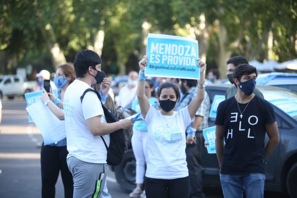 En imágenes: así fue la marcha provida en Mendoza