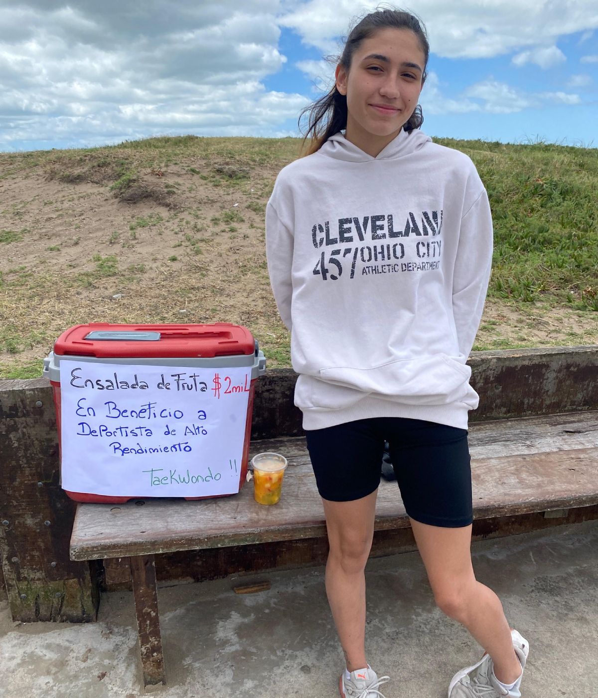 Ejemplo de superación: la campeona de taekwondo que vende ensaladas de ...