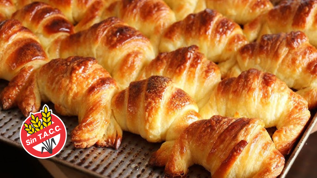 Las deliciosas medialunas de manteca sin TACC para hacer en simples pasos para tu merienda