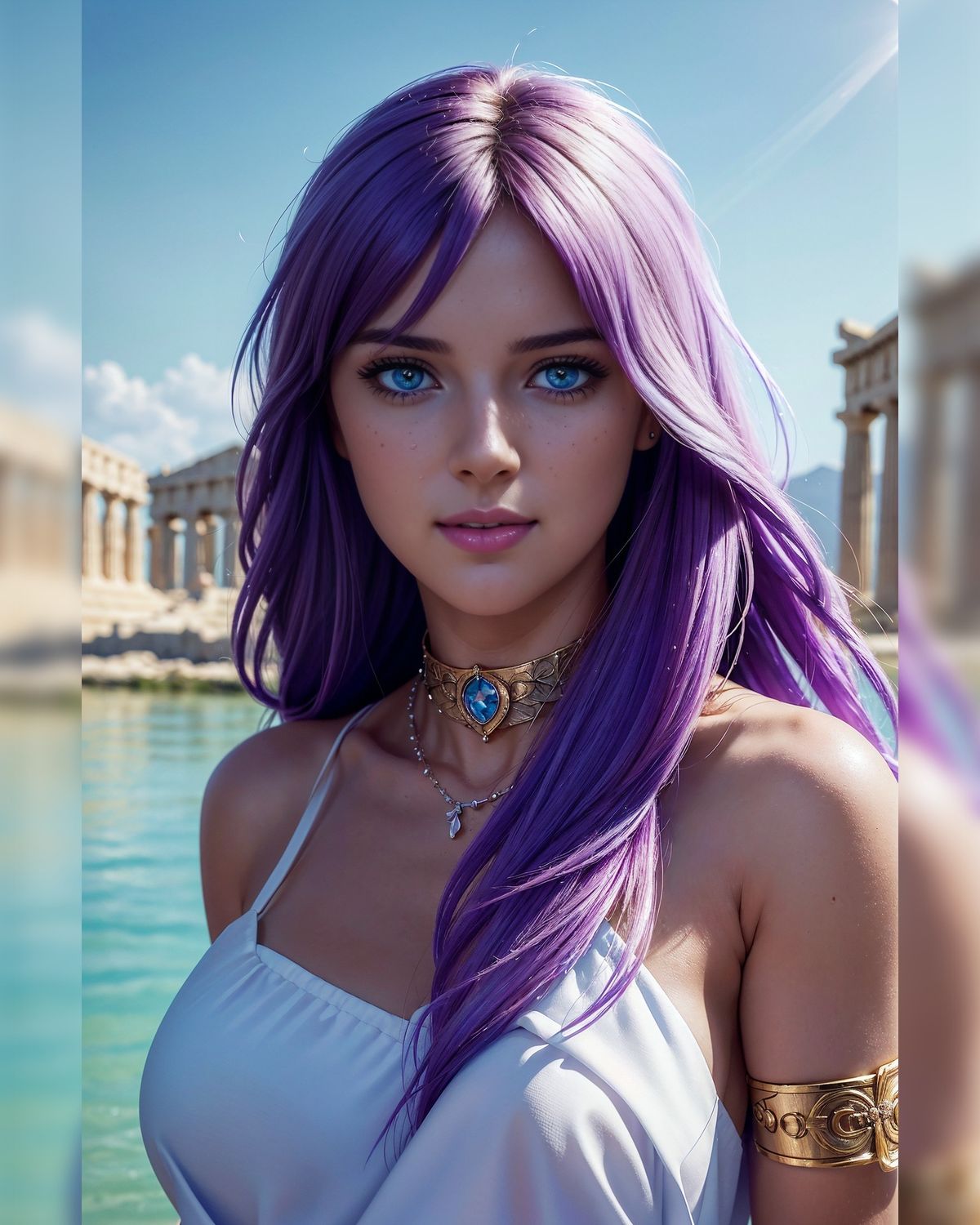 Cómo sería Atenea de Los Caballeros del Zodiaco en la vida real, esta es la atractiva versión de ...