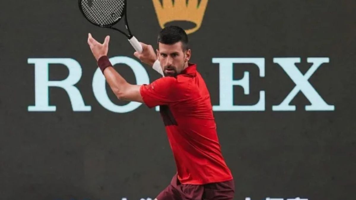Novak Djokovic despachó a Taylor Fritz y definirá el Masters de Shanghai contra Sinner
