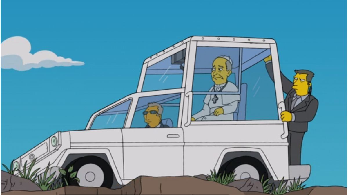 Las tres veces en las que el papa Francisco apareció en Los Simpson