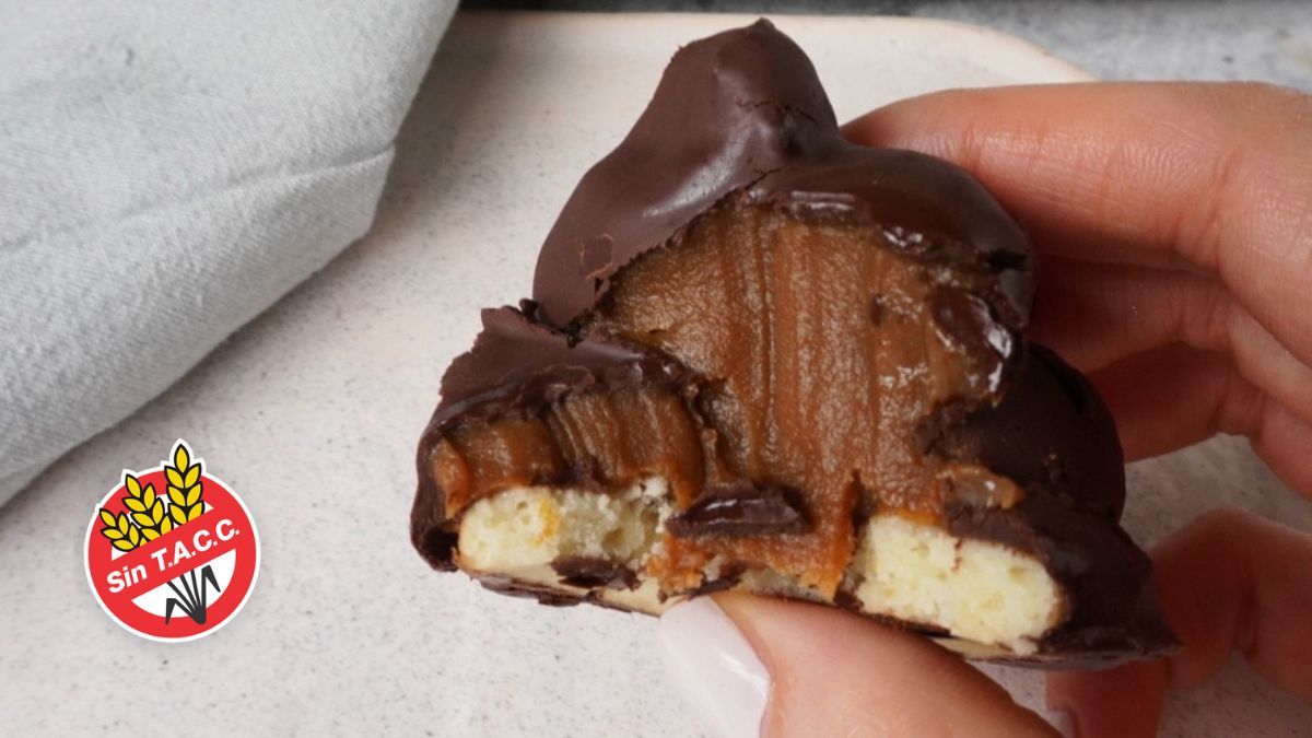 Prepara unos deliciosos conitos rellenos de dulce de leche sin TACC en simples pasos con esta receta