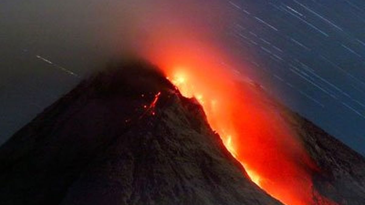 La furia de un volcán en fotos