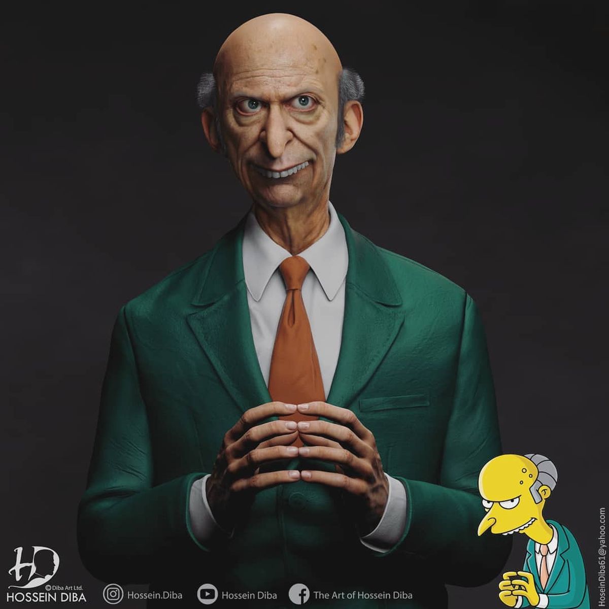 Inteligencia Artificial: así se vería en la vida real el Sr. Burns de ...