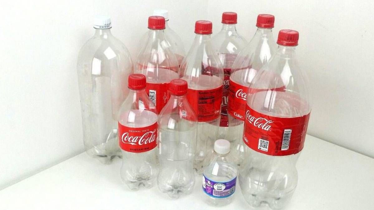 Recicla las botellas de gaseosa vacías y crea esta idea para tu baño