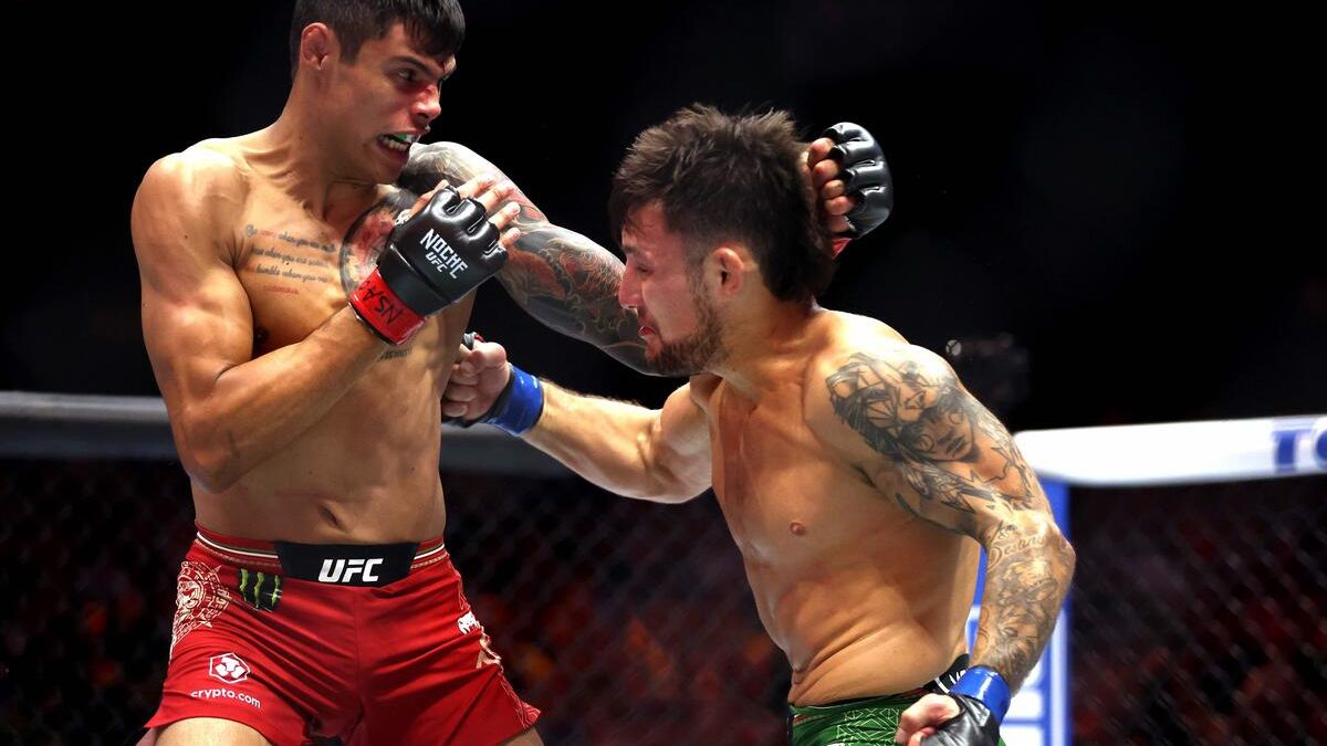 UFC en Las Vegas: el argentino Ribovisc le ganó al mexicano Zellhuber ...