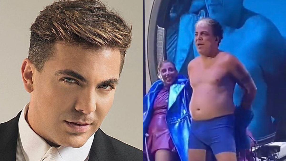 Cristian Castro se quedó en boxer en el show de Miranda