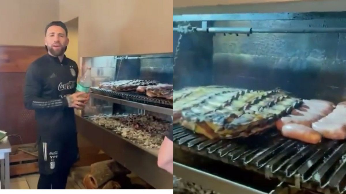 Messi disfrutó de un mega asado por su cumpleaños