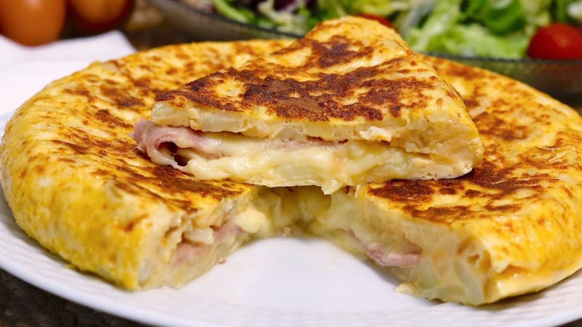 Tortilla de papas rellena: la receta fácil, sabrosa y económica