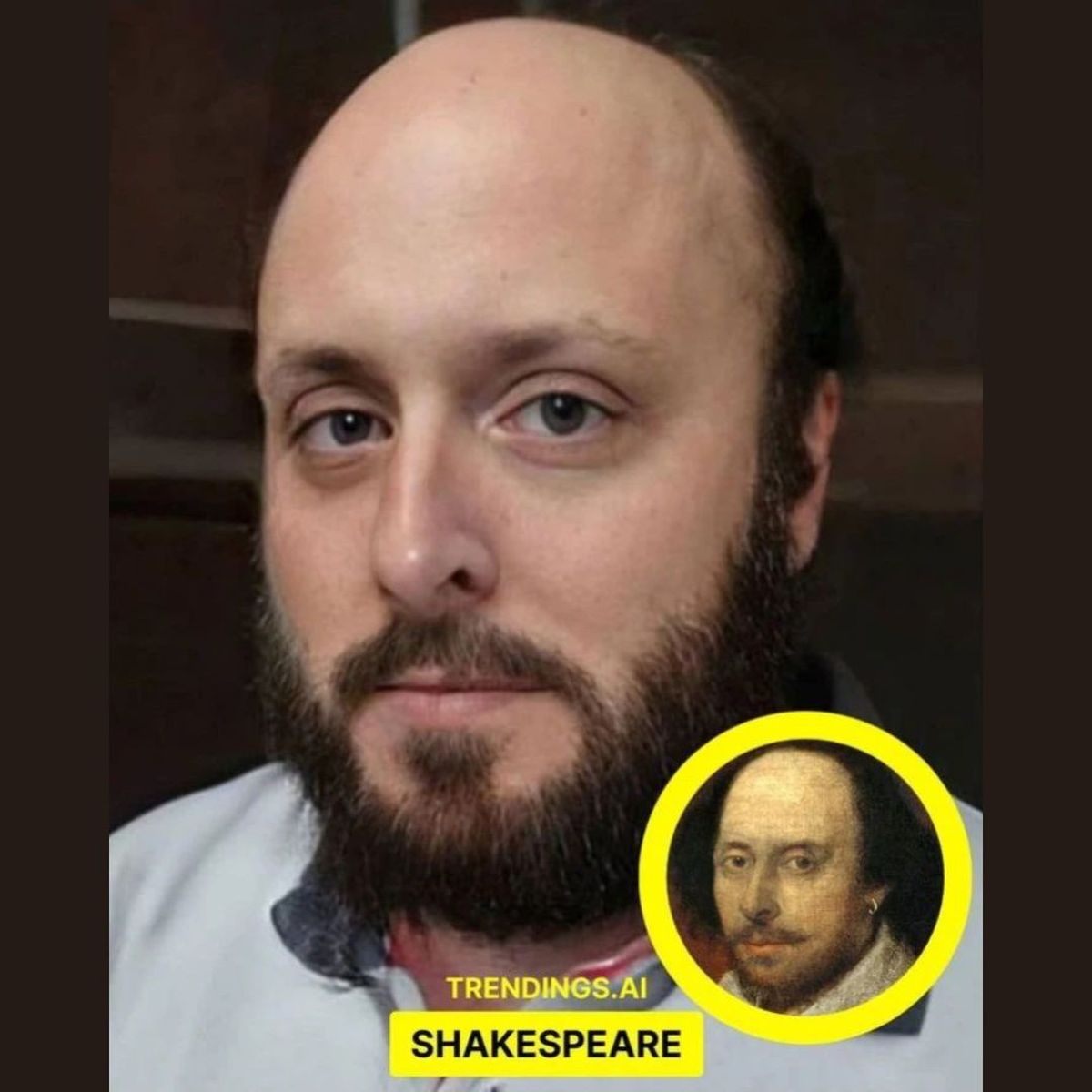 Así luciría hoy William Shakespeare, según la Inteligencia Artificial