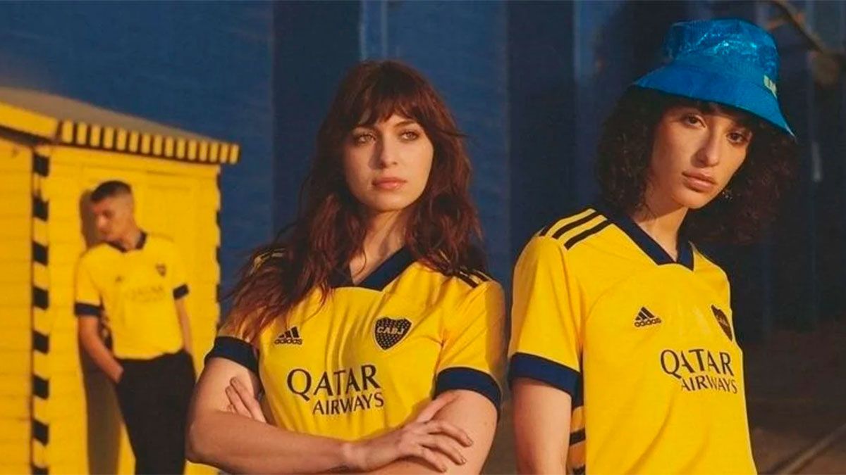 Boca presentó su nueva camiseta en homenaje a La Bombonera