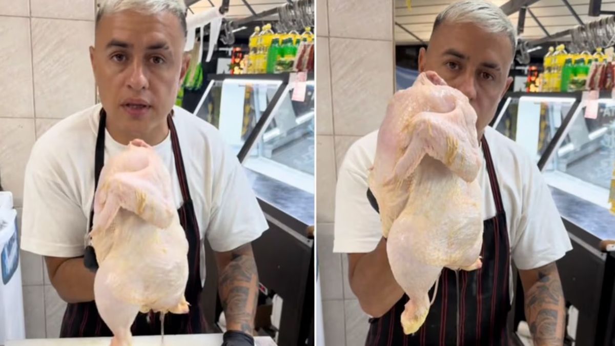 Trozar el pollo: un carnicero mostró cómo hacerlo y el video se hizo viral
