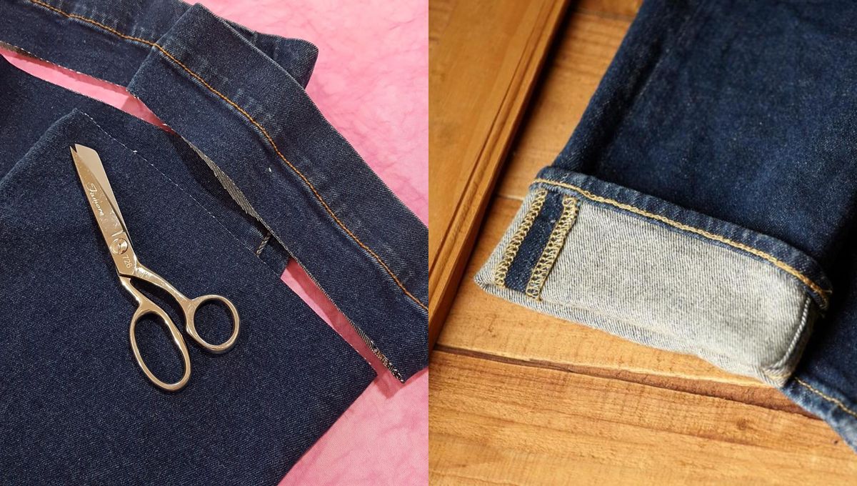 Cómo hacer el ruedo de un pantalón en el hogar, sin máquina de coser y ...