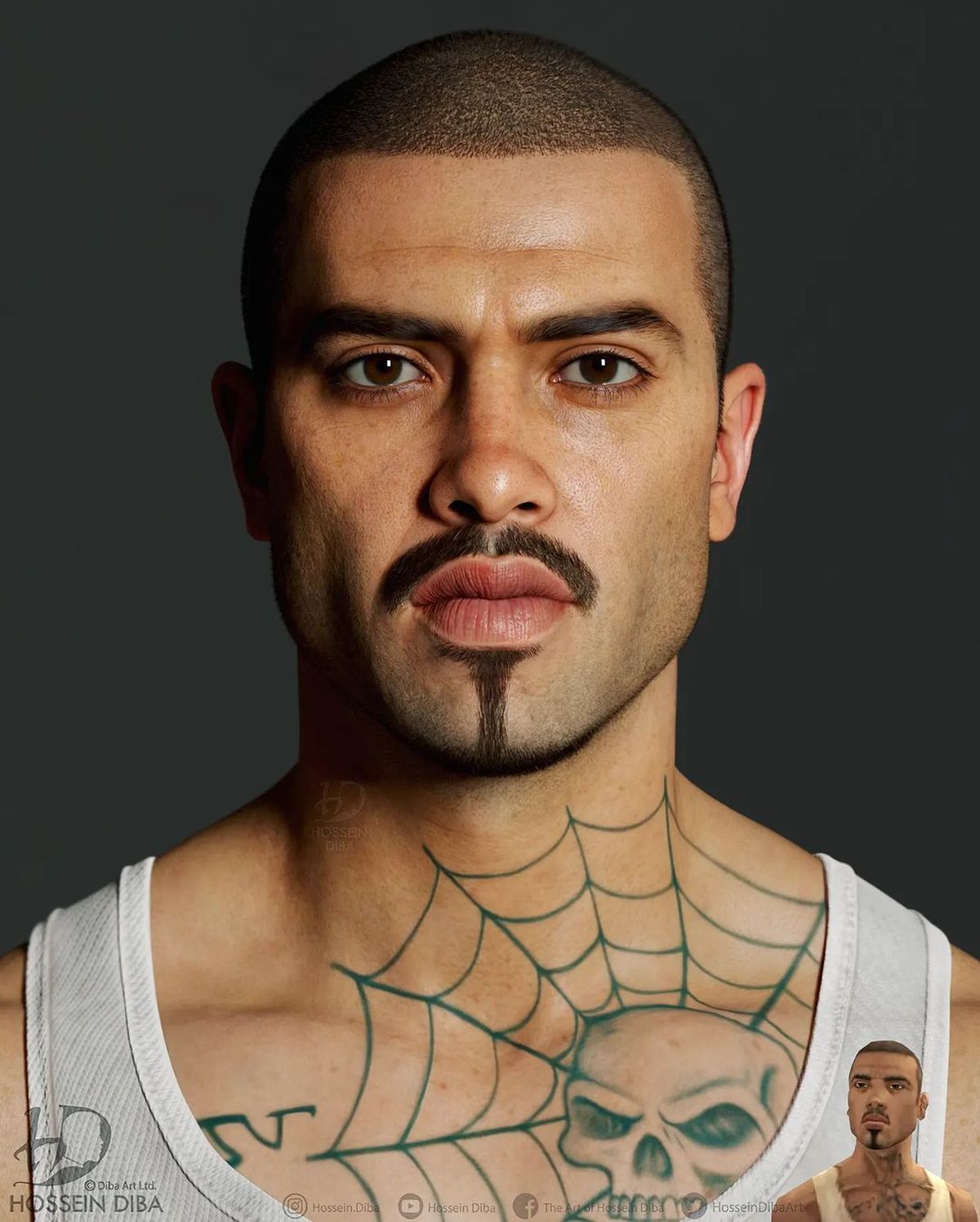 Así se vería en la vida real Cesar Vialpando del GTA San Andreas, según la Inteligencia Artificial