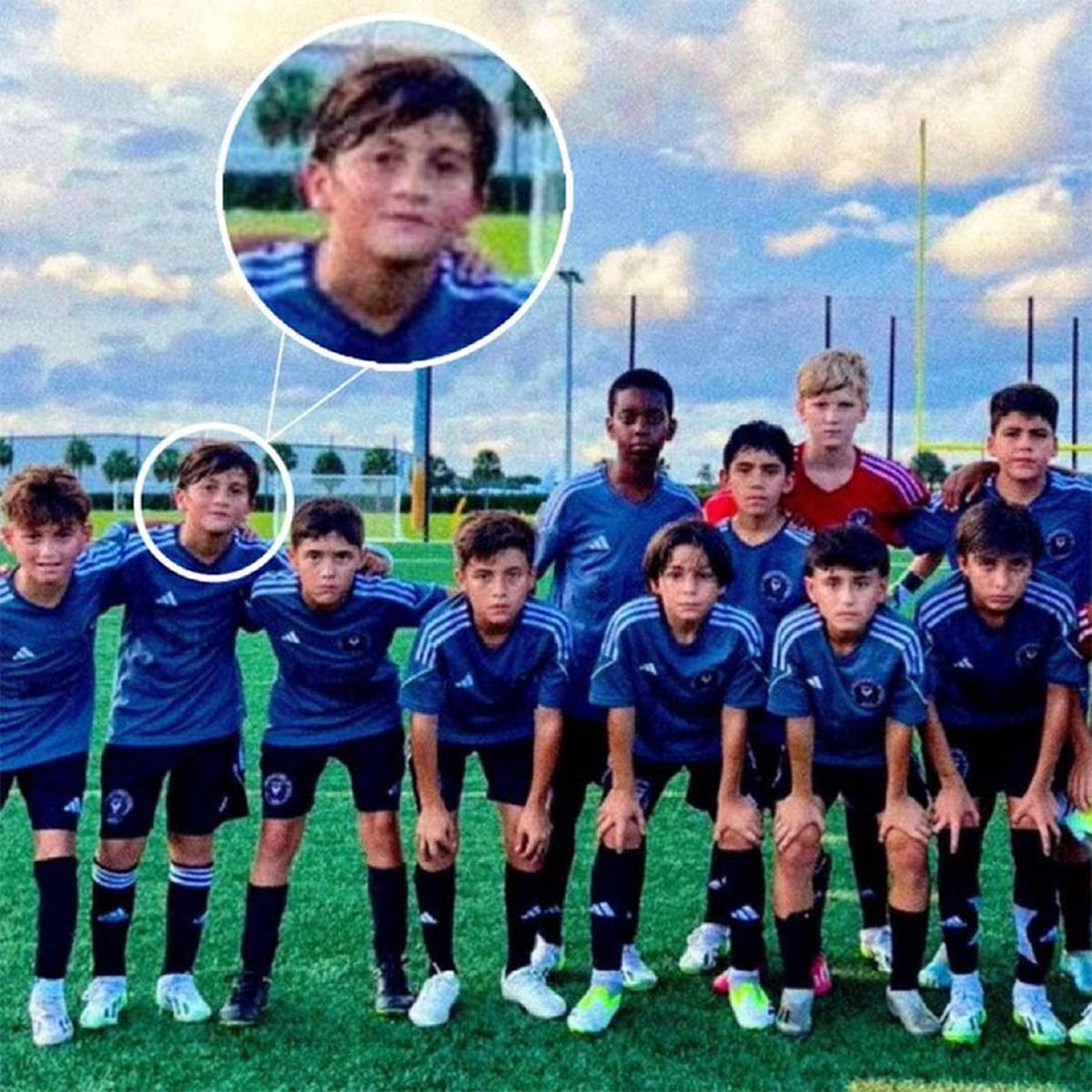 El video de Thiago Messi en las inferiores del Inter Miami es viral