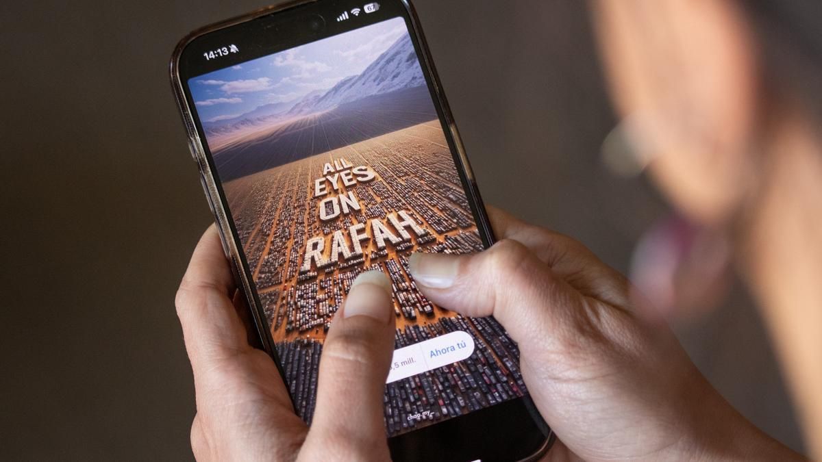 Qué significa All eyes on Rafah, el lema viral de las redes sociales