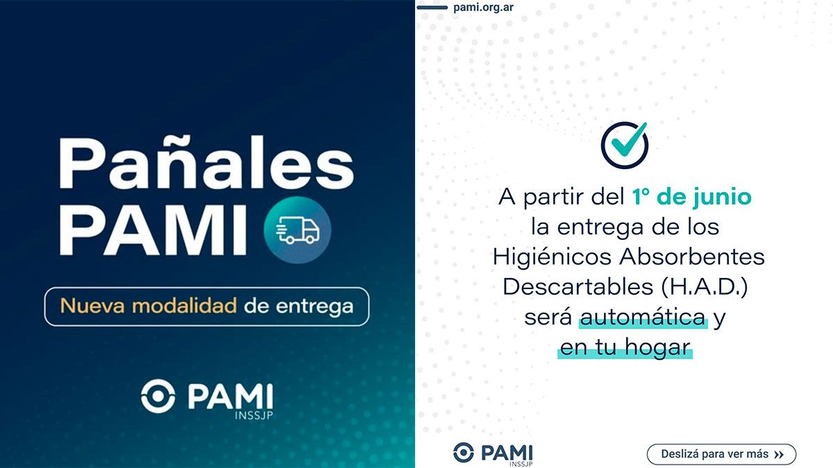 PAMI explicó cómo y dónde se debe reclamar tras la polémica en la entrega de pañales gratis