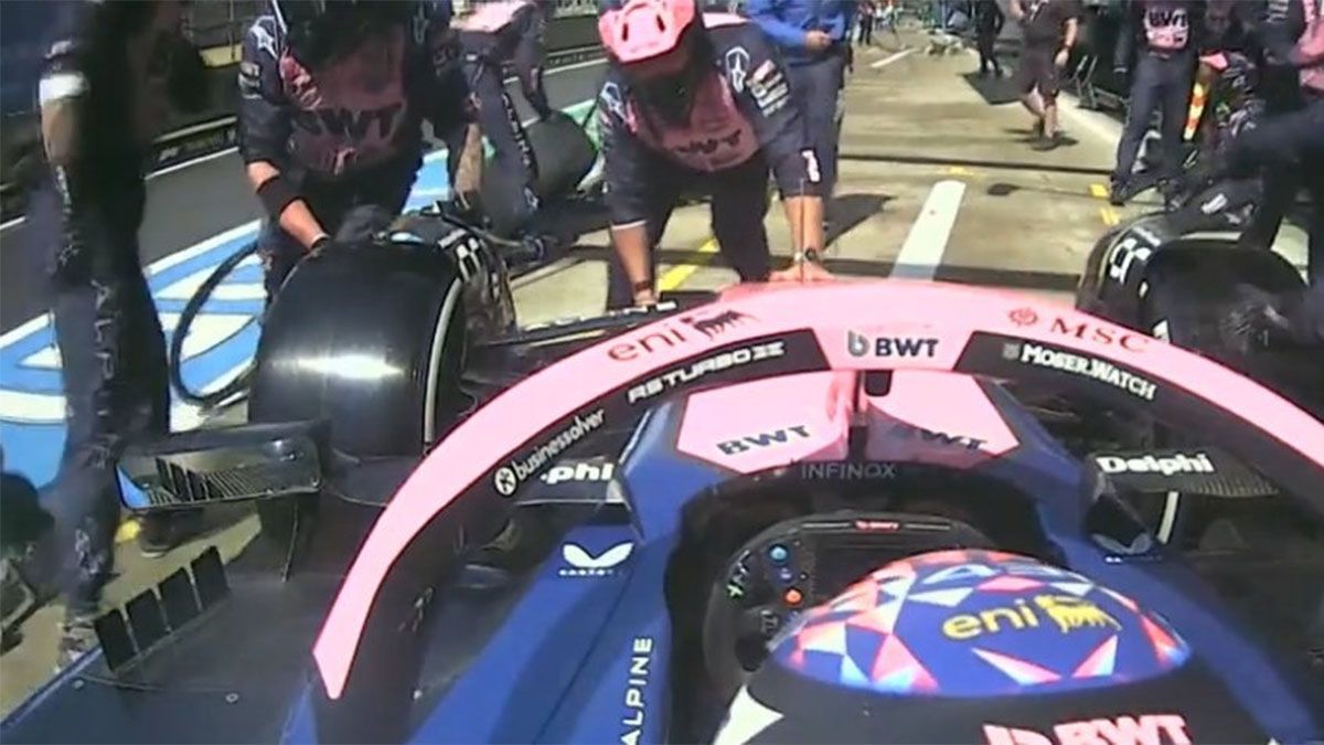 Franco Colapinto no pudo largar en el GP de Gran Bretaña de Fórmula 1 en Silverstone