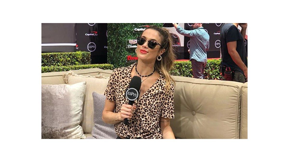 Chechu Bonelli, una belleza argentina en los premios ESPYS, en Los Ángeles