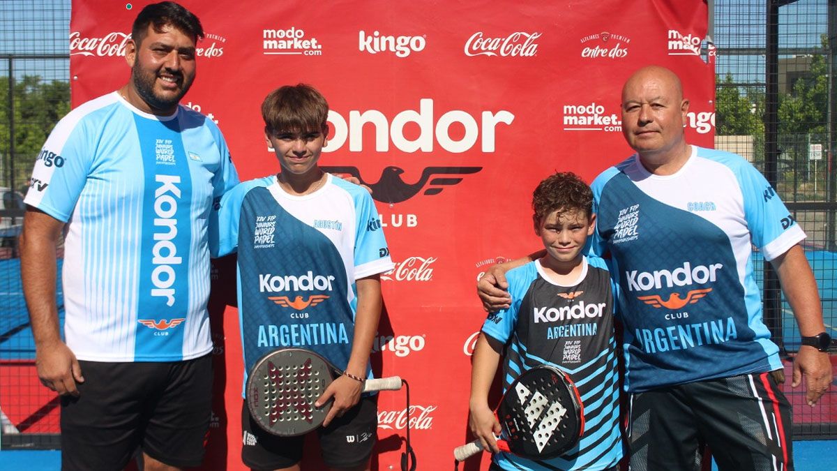 Histórico: dos mendocinos jugarán en el Mundial junior de pádel