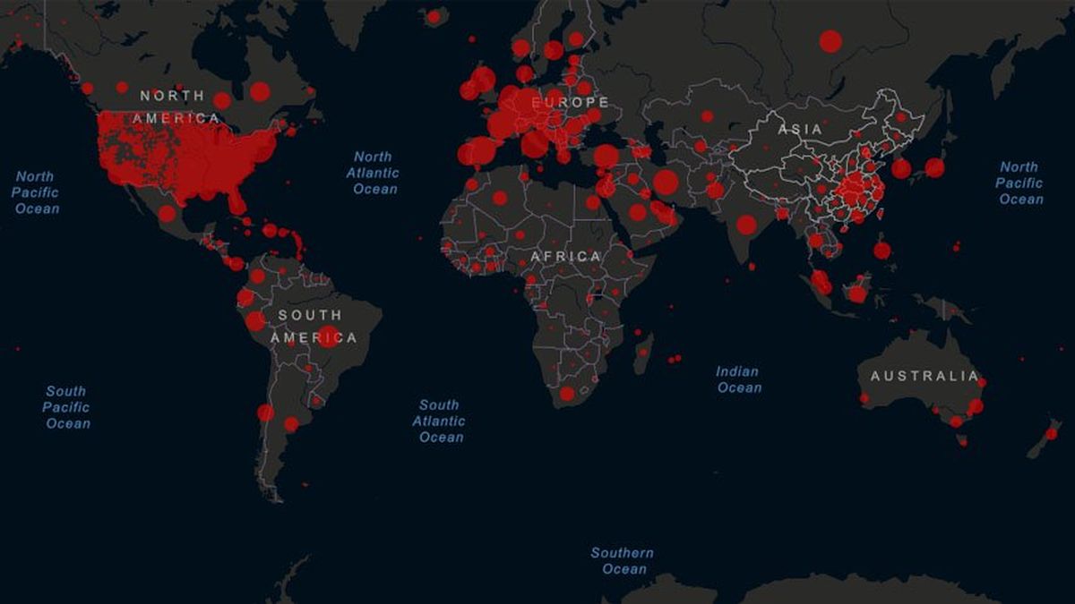 Mapa mundial del coronavirus: más de 2,3 millones de infectados y 160. ...