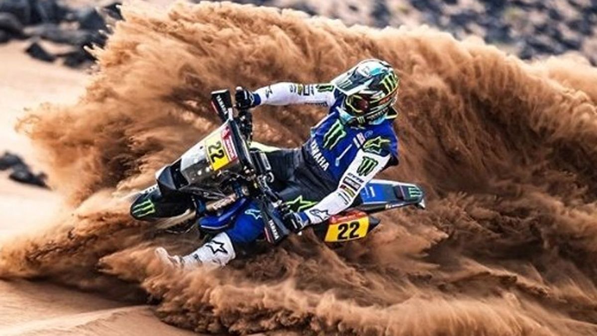 Franco Caimi fue 14º en motos y avanzó en la general